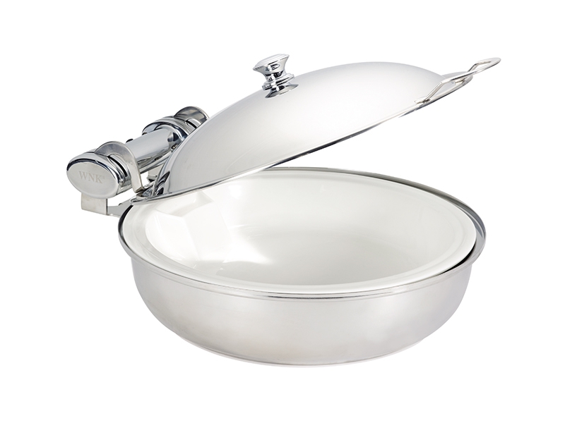 Round Induction Chafer - porcelain insert | WNK - First In Food Service